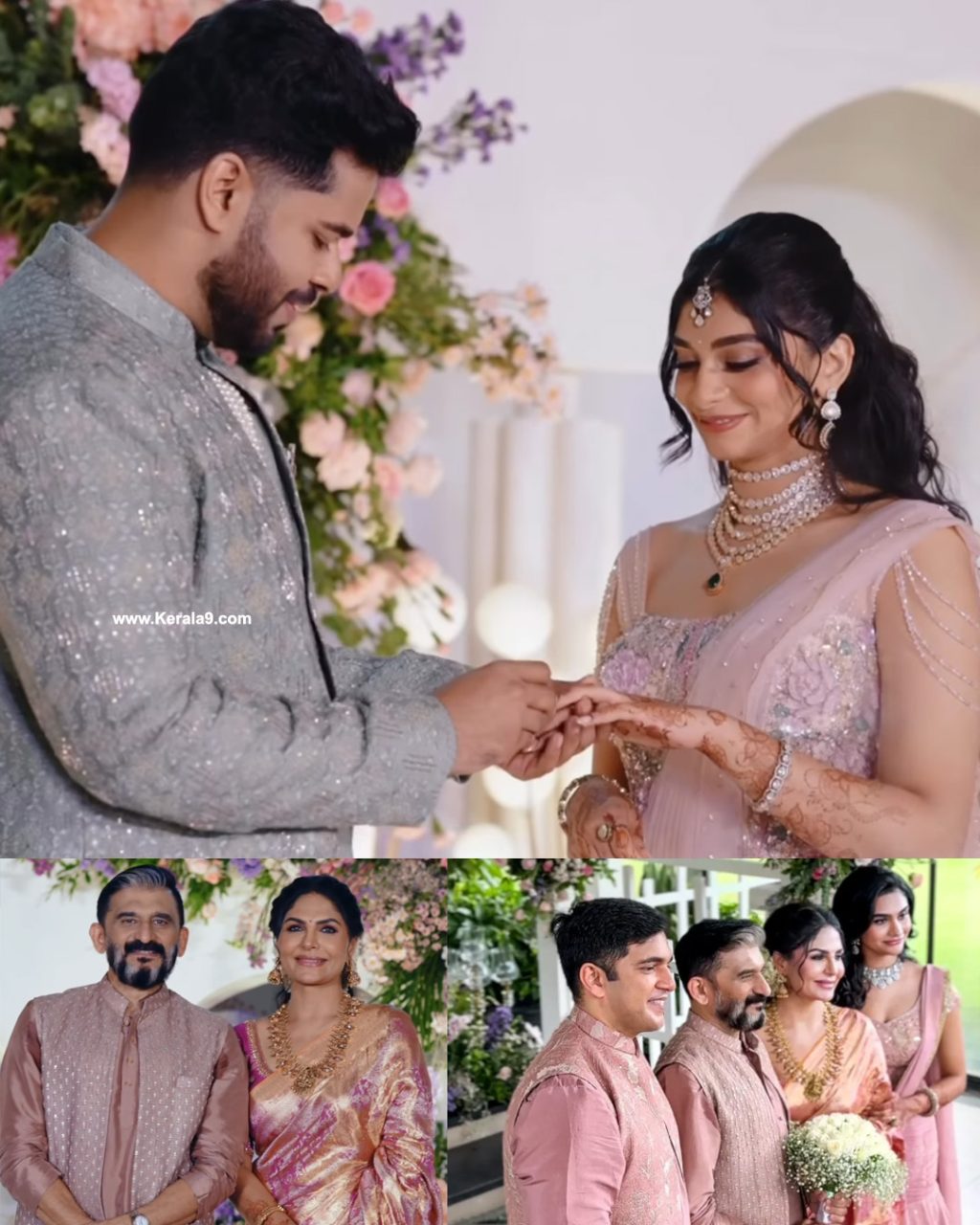 നടി ആശ ശരത്തിന്റെ മകൾ കീർത്തനയുടെ വിവാഹനിശ്ചയം കഴിഞ്ഞു; ഡോ. അഖിൽ മഹേഷ് ...