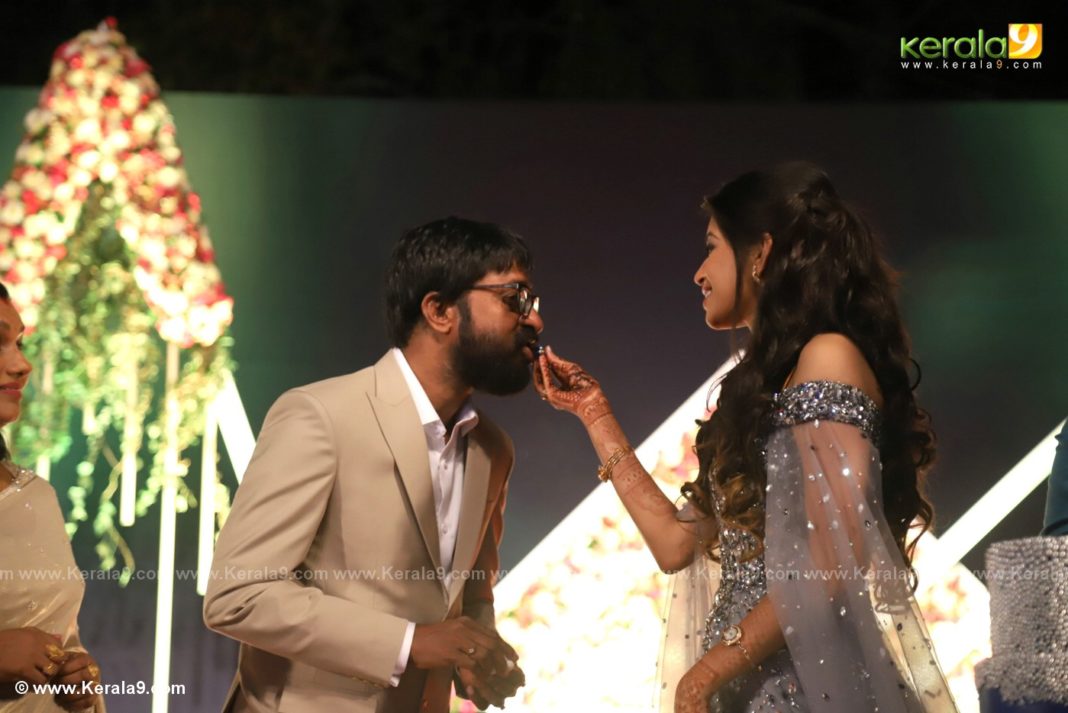 Harisree Ashokan Son Wedding Reception Photos - Kerala9.com