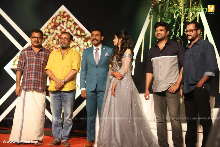 Harisree Ashokan Son Wedding Reception Photos - Kerala9.com