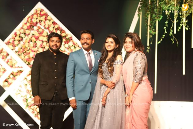 Harisree Ashokan Son Wedding Reception Photos - Kerala9.com