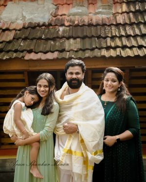 Dileep Daughter Mahalakshmi Vidyarambham Photos - Kerala9.com