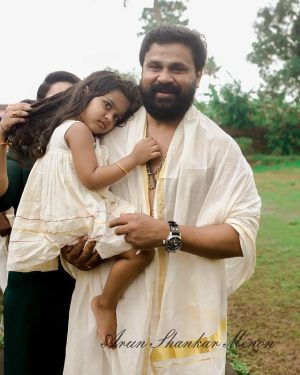 Dileep Daughter Mahalakshmi Vidyarambham Photos - Kerala9.com