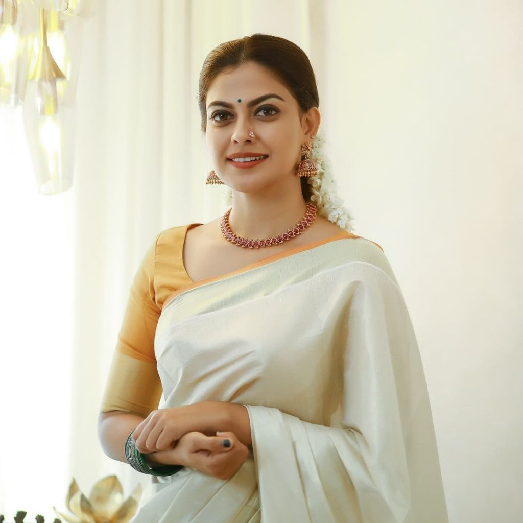 Anusree Photoshoot In Burgundy Red Shade Dress.webp 008 - Kerala9.com