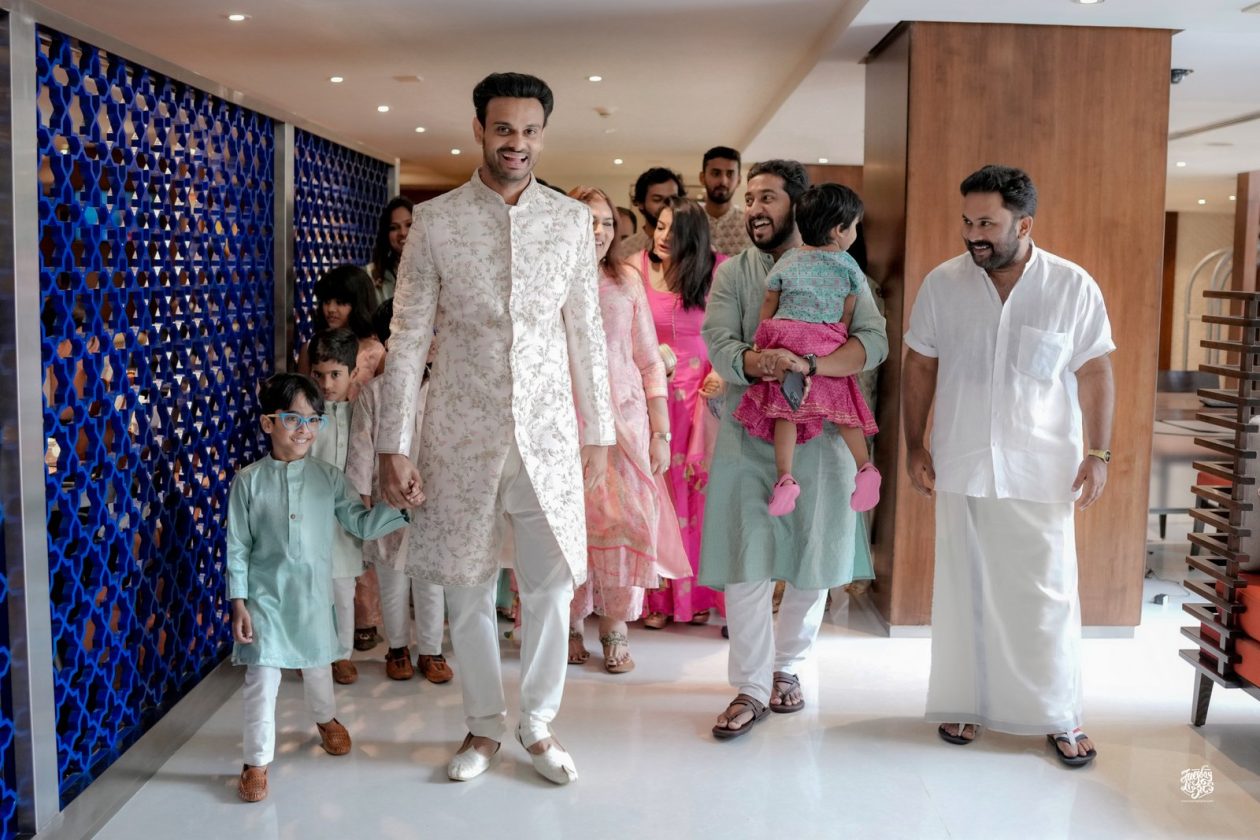 Maryland Cinemas Owner Visakh Subramaniam Wedding Engagement Photos ...