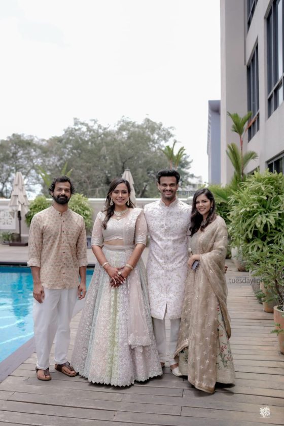 Maryland Cinemas Owner Visakh Subramaniam Wedding Engagement Photos ...