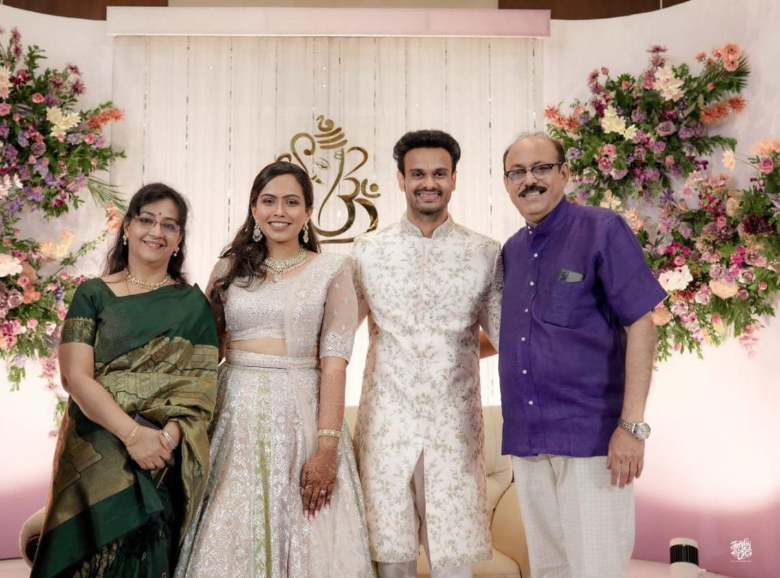 Maryland Cinemas Owner Visakh Subramaniam Wedding Engagement Photos ...